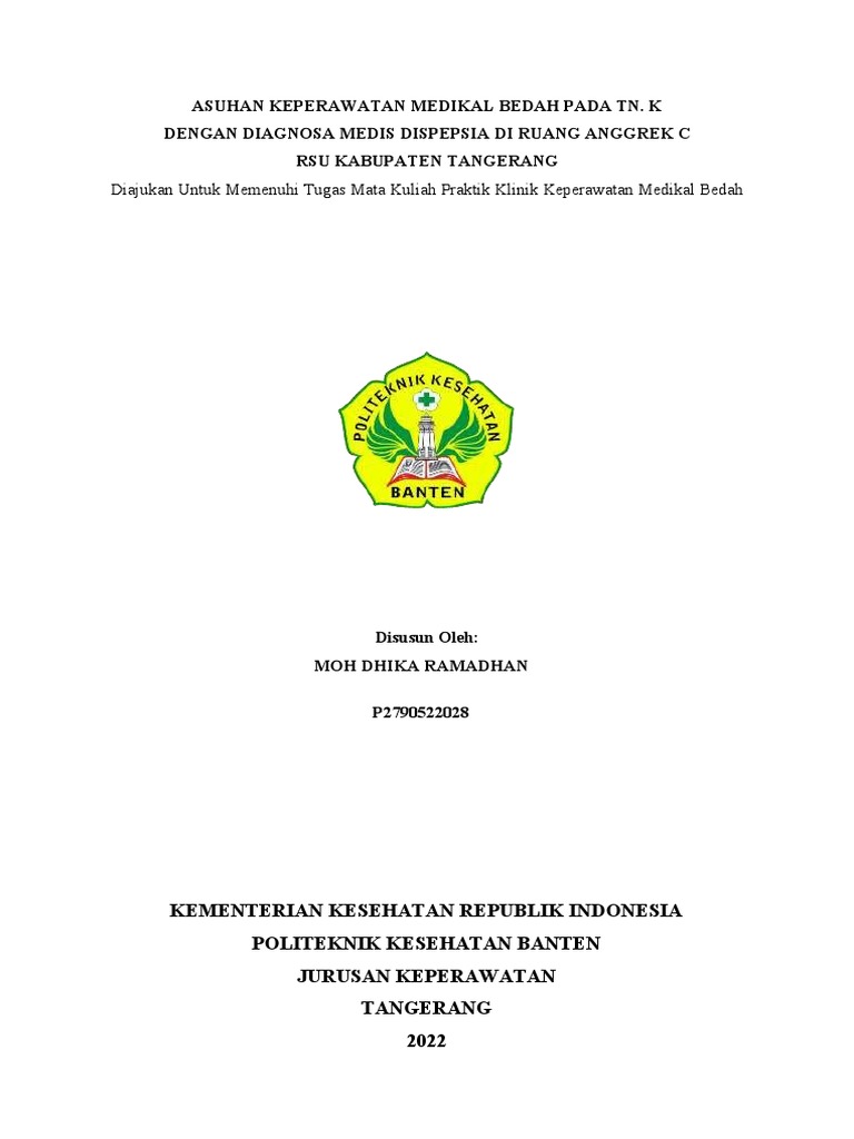Askep KMB Dispepsia | PDF