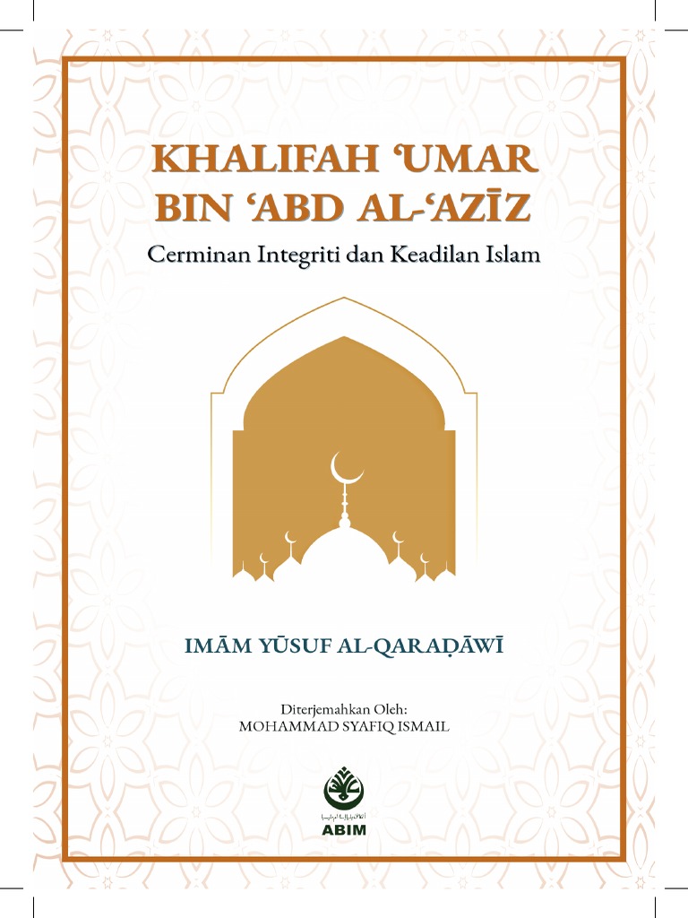 E Book Khalifah Umar Abdul Aziz Cerminan Integriti Dan Keadilan Islam Pdf