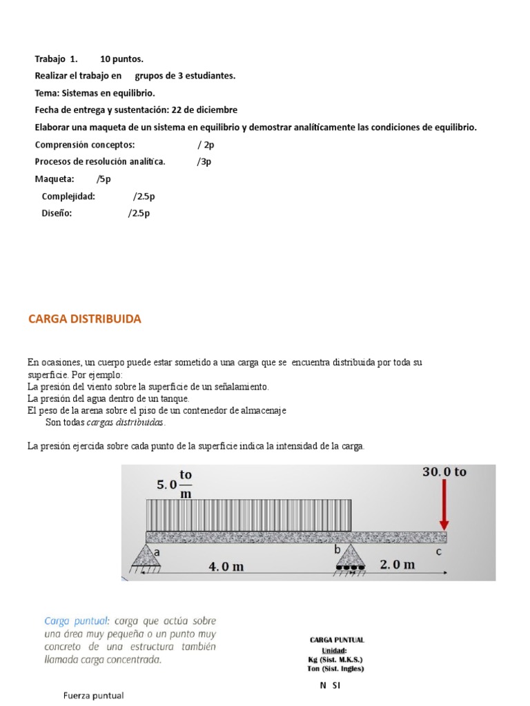 Carga Distribuida 1 | PDF