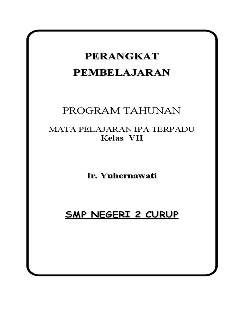 Prota SMP Ipa | PDF