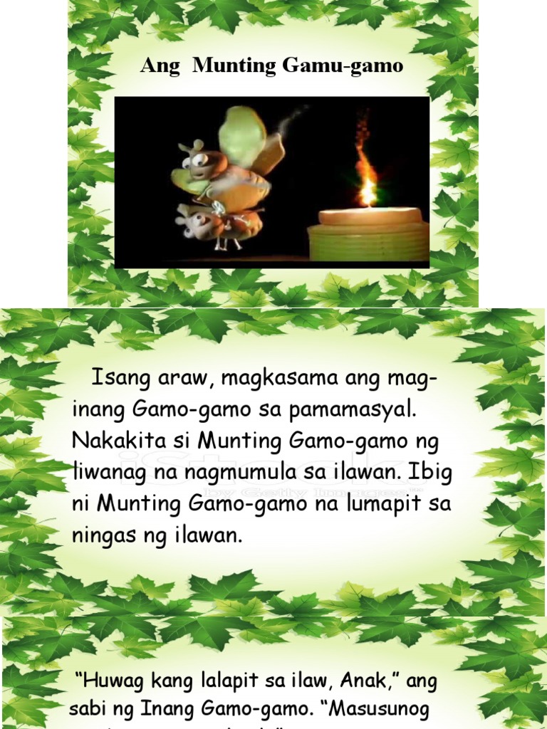 Ang Munting Gamu-Gamo | PDF