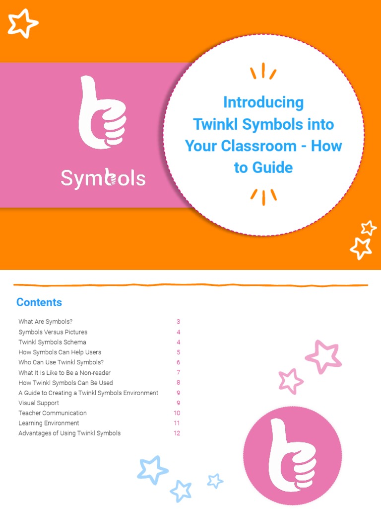 Introducing Twinkl Symbols Into Your Classroom | PDF | Mobile App | Learning