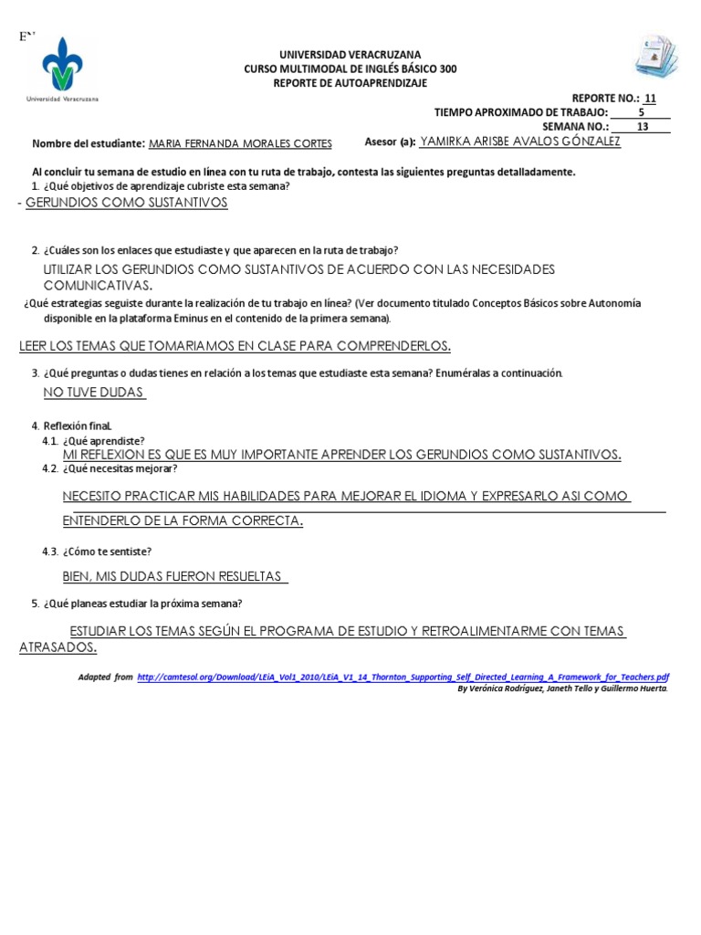 08IBAS300Reportedeautoaprendizaje 13 MFMC | PDF