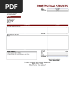 Salary Invoice Template | PDF