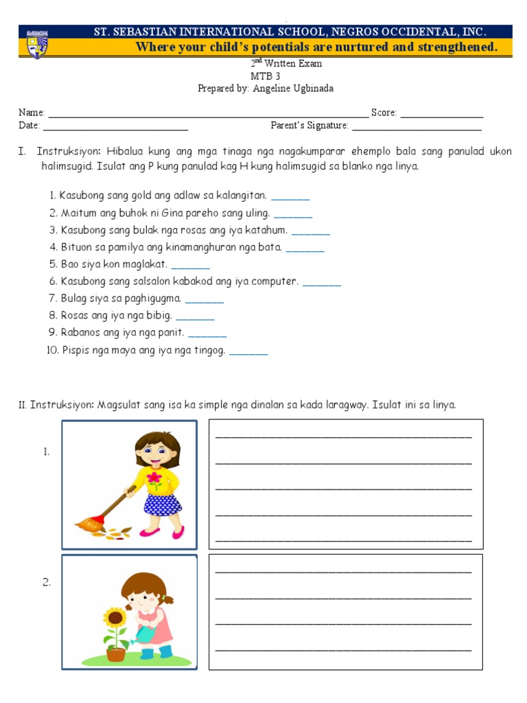 MTB Exam 2nd Final | PDF