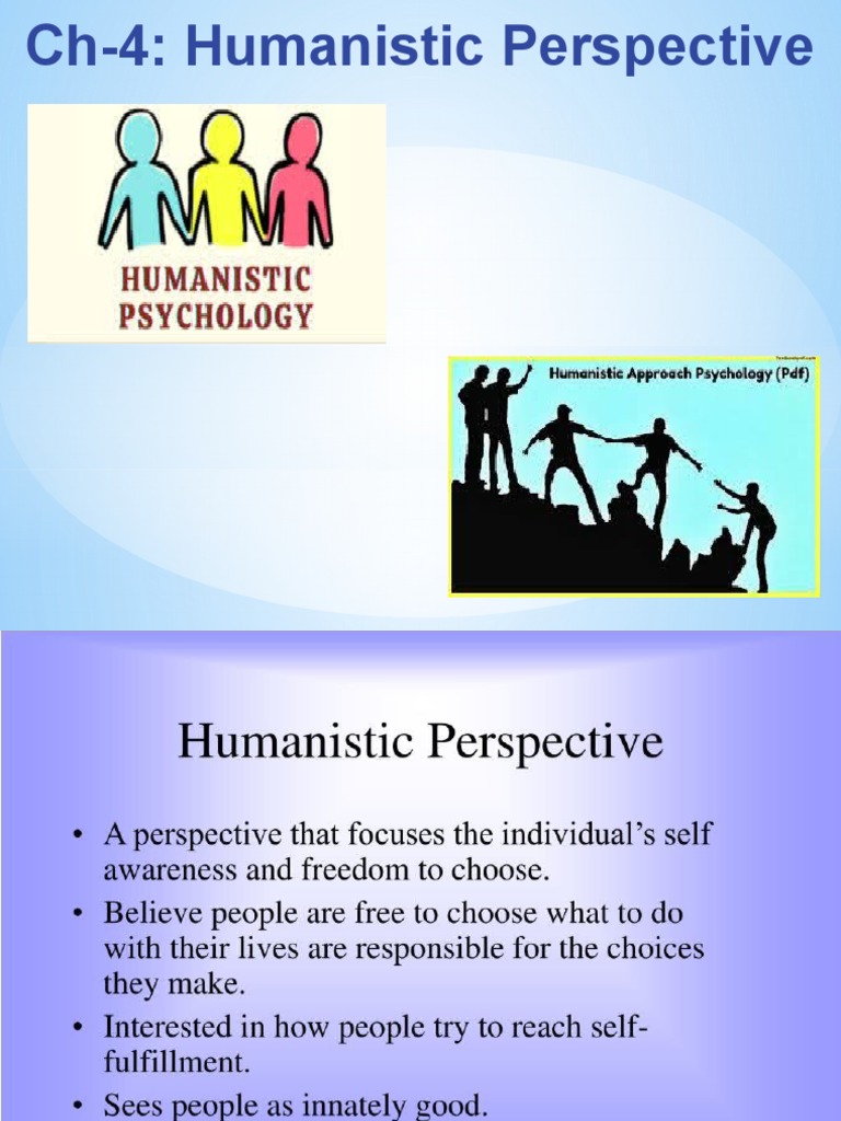 CH 6 Humanistic Perspective 1 | PDF