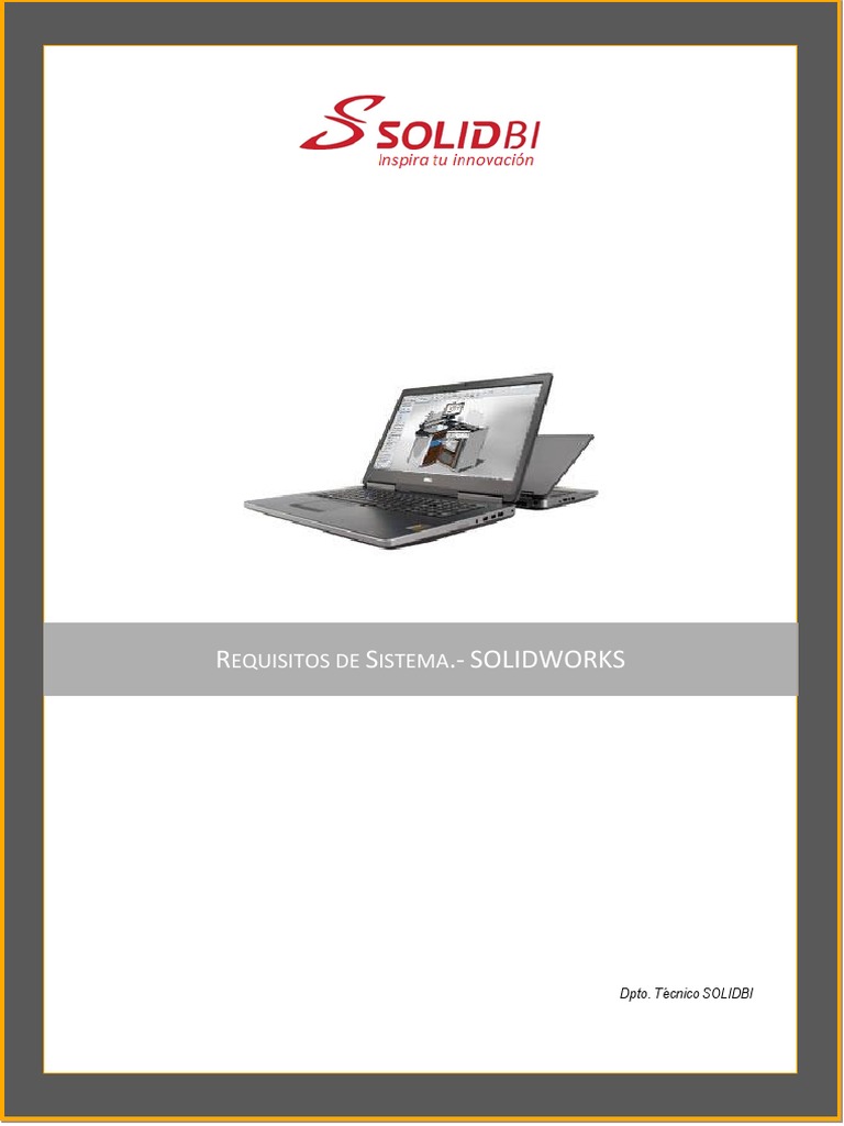 Requisitos SOLIDWORKS. SOLIDBI | PDF