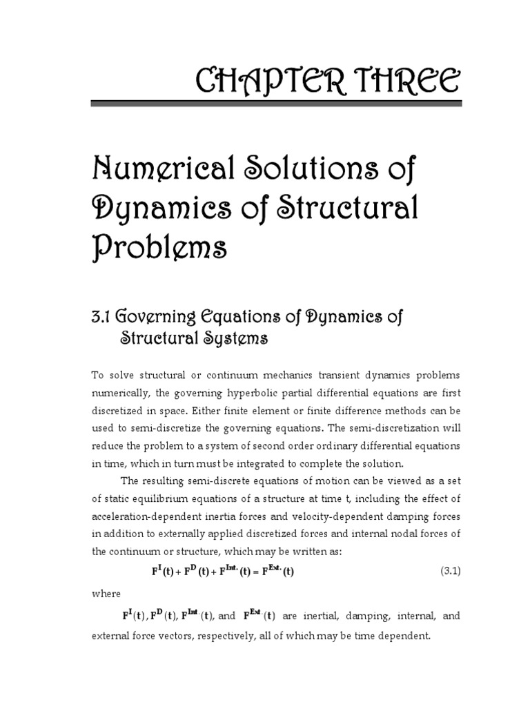 03 CH 3 Numerical Solutions | PDF | Finite Element Method | Matrix (Mathematics)