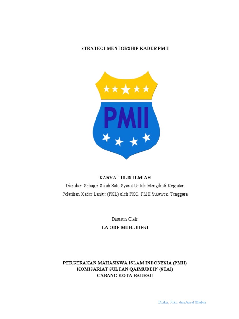 Strategi Mentorship Kader PMII | PDF