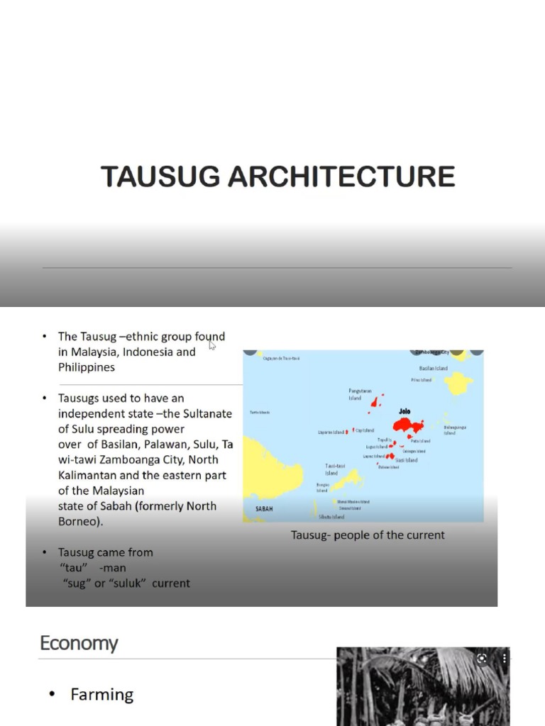 Tausug Architecture | PDF