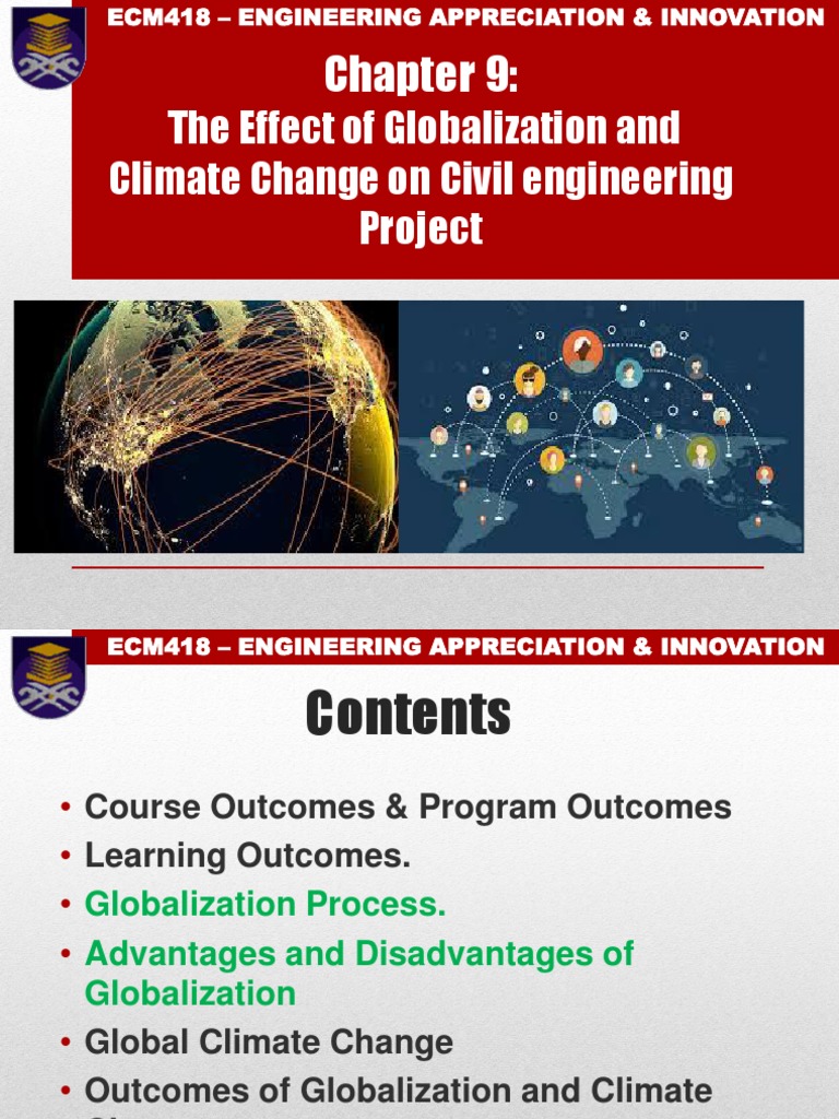 CHAPTER 9 The Effect of Globalization On Civil Engineering Project | PDF | Climate Change ...