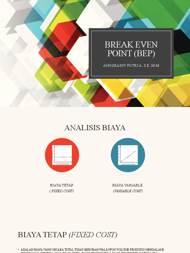 Break Even Point (Bep) | PDF