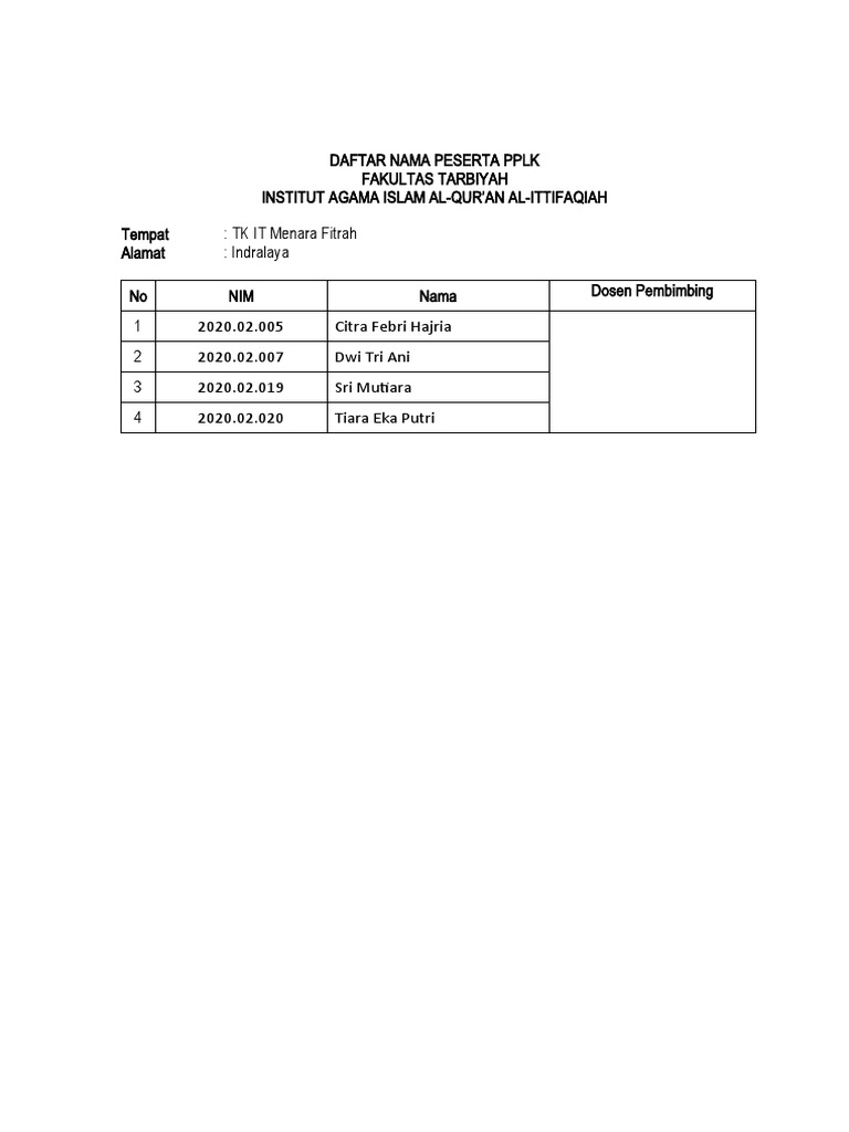 TK IT Menara Fitrah | PDF