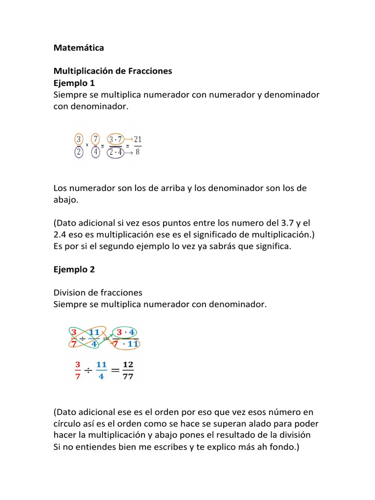 Documento de Matemática | PDF | Matemáticas | Aritmética