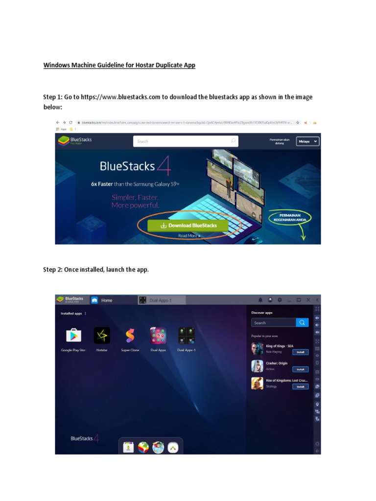 Hotstar App Cloning Guide for Windows | PDF | Games & Activities
