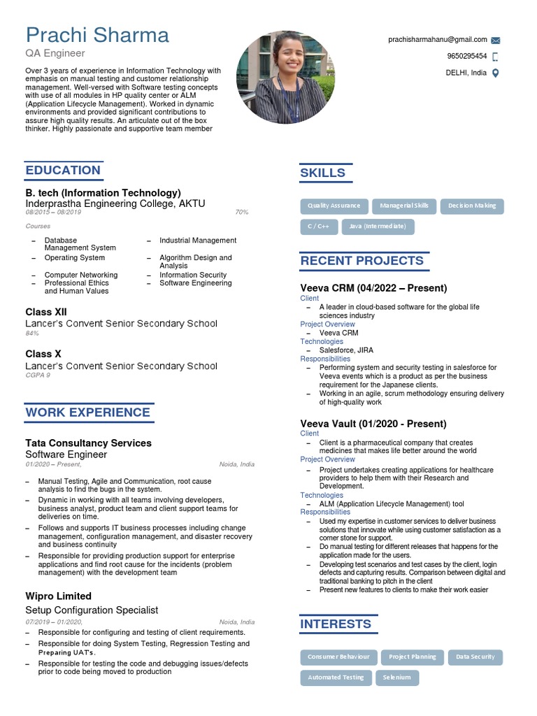 Prachi Sharma | PDF | Customer Relationship Management | Quality Assurance