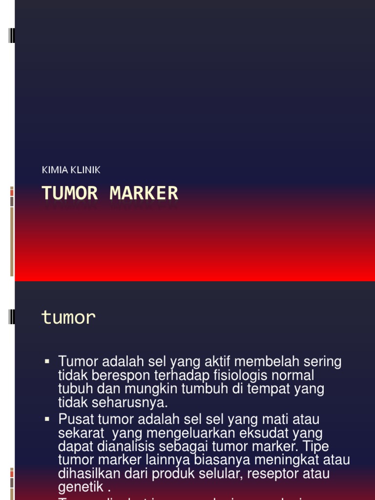 Tumor Marker | PDF