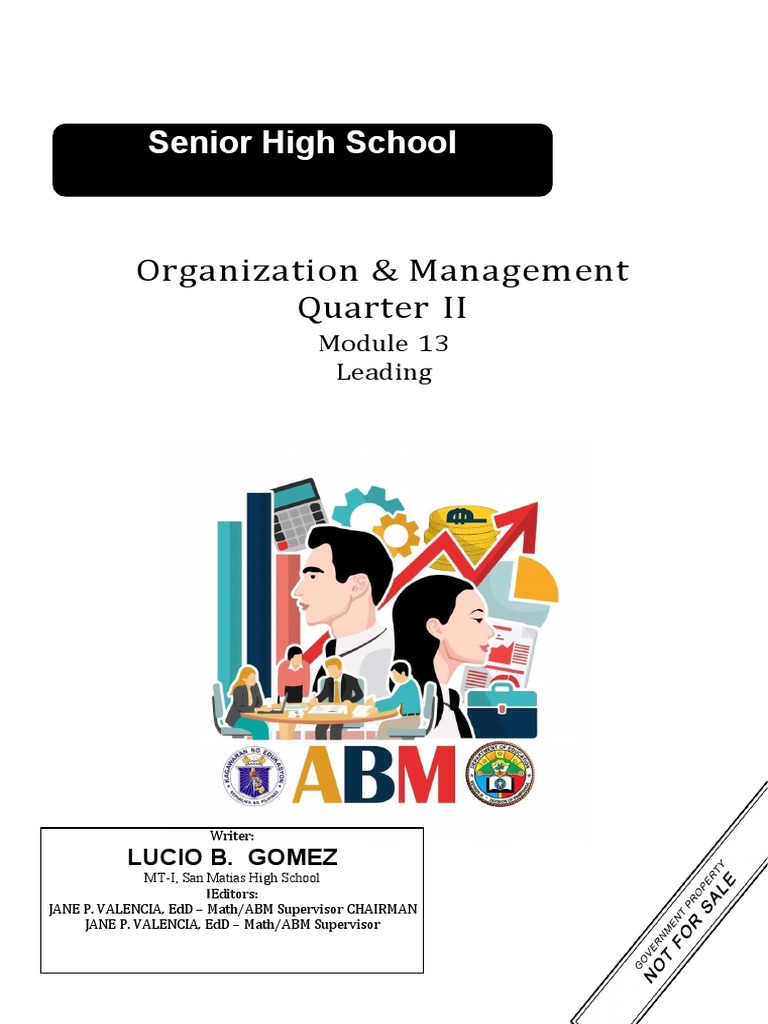 Org Man Q2 Module13 | PDF | Leadership | Communication