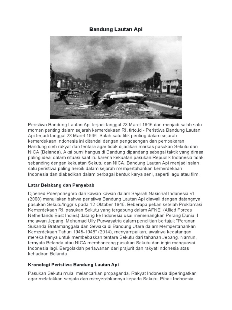 Bandung Lautan Api | PDF