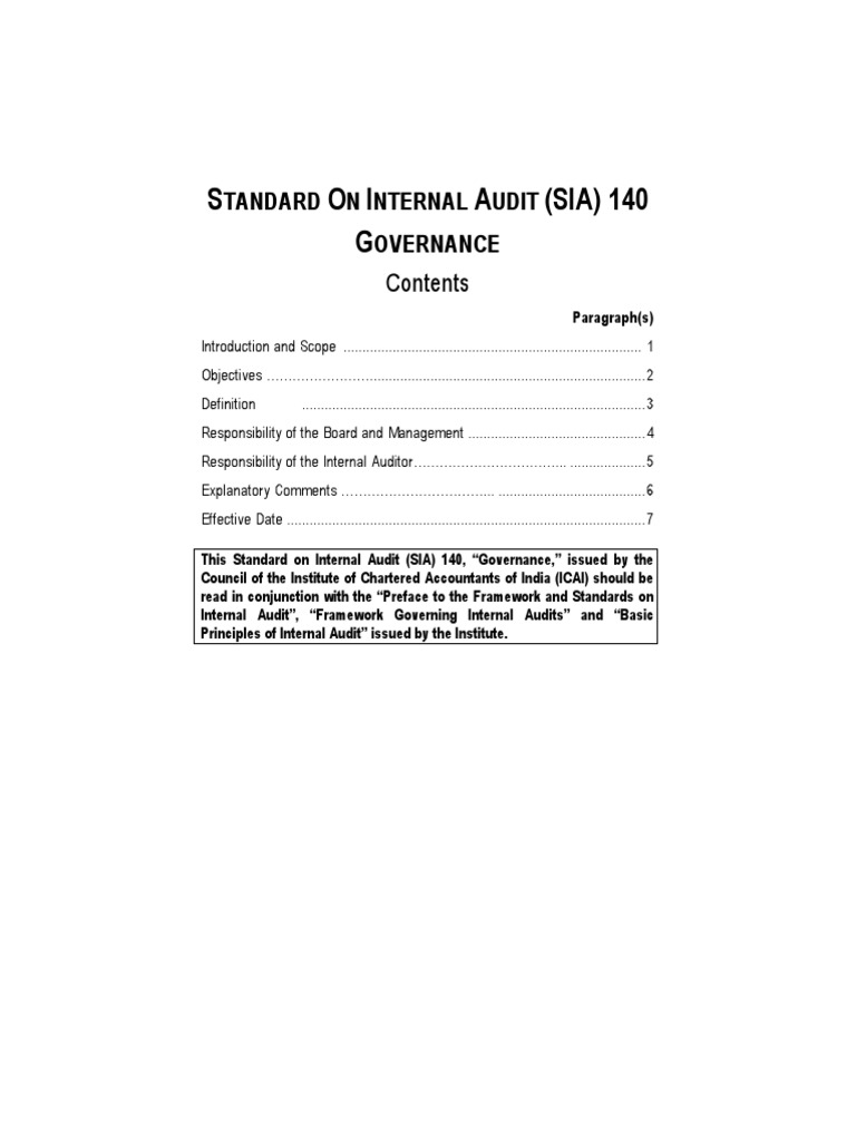 71576iasb57608 Sia 140 | PDF | Internal Audit | Audit