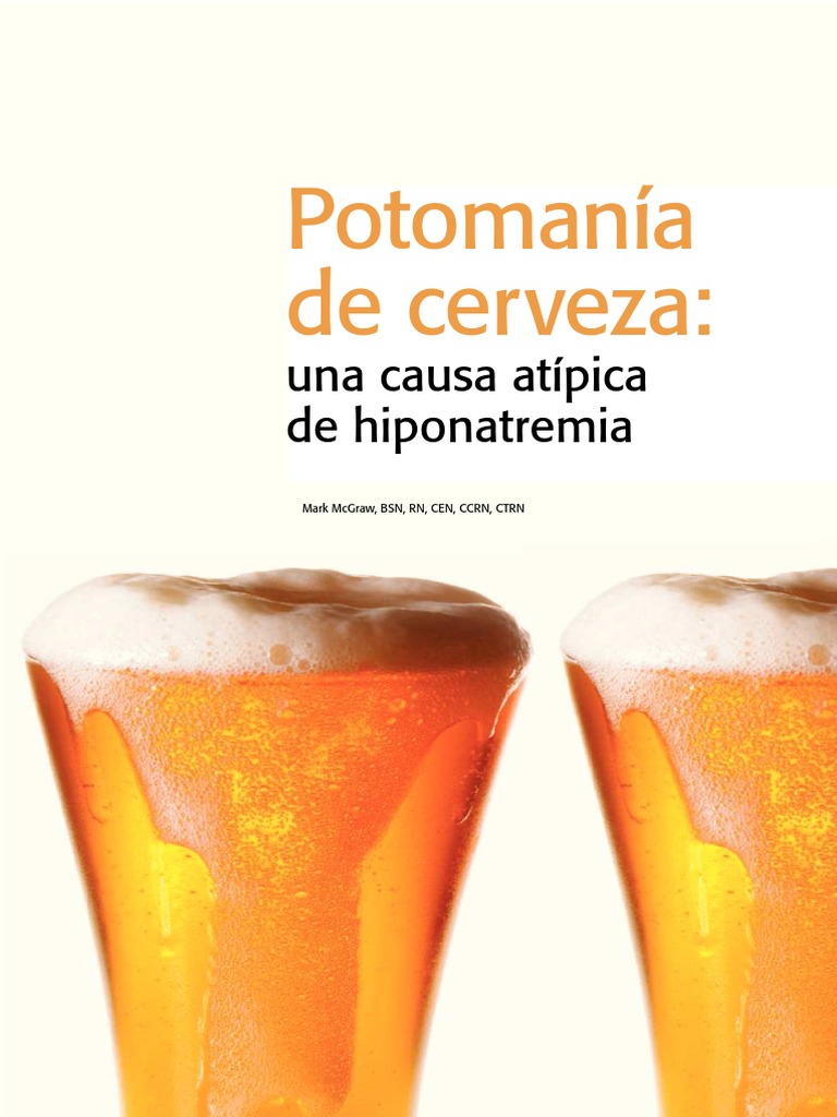 Potomania de Cerveza | PDF | Sodio | Medicina CLINICA