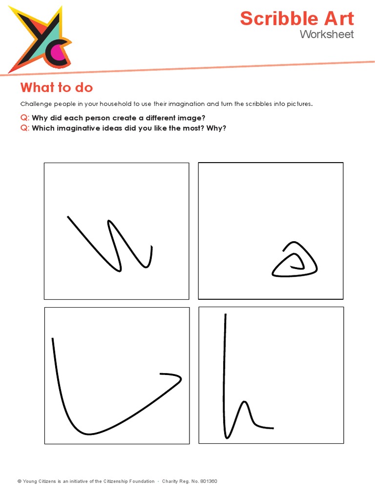 Scribble Art Aimed at KS1 and KS2 | PDF