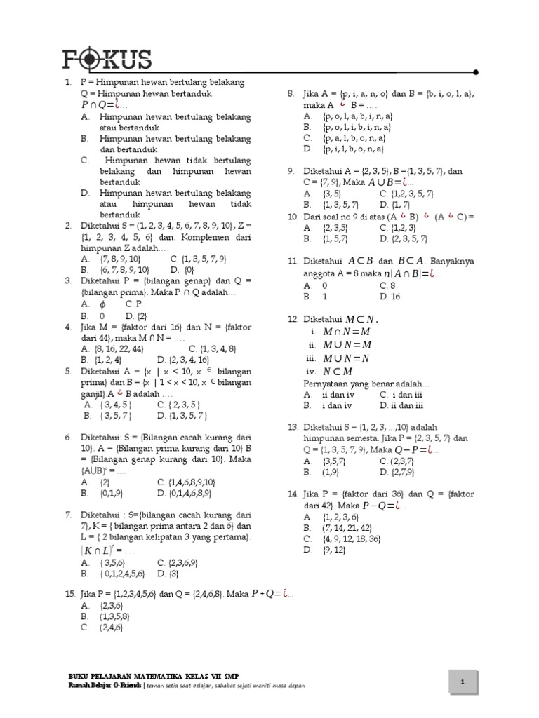Bab 2 Himpunan 2 | PDF