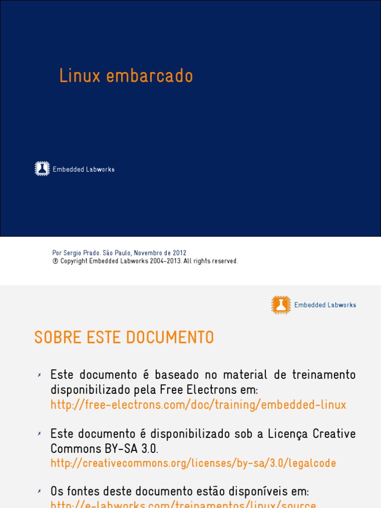 Embedded Linux Slides | PDF | Inicialização (informática) | Linux