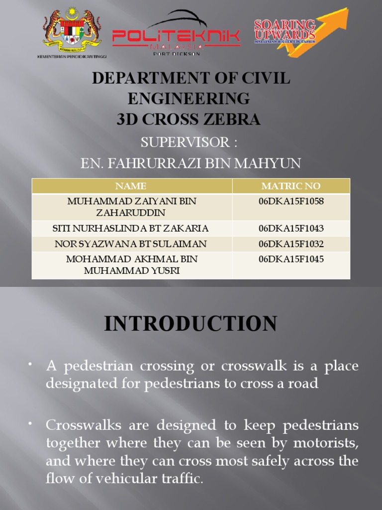 Final Presentation Project | PDF | Pedestrian Crossing | Traffic