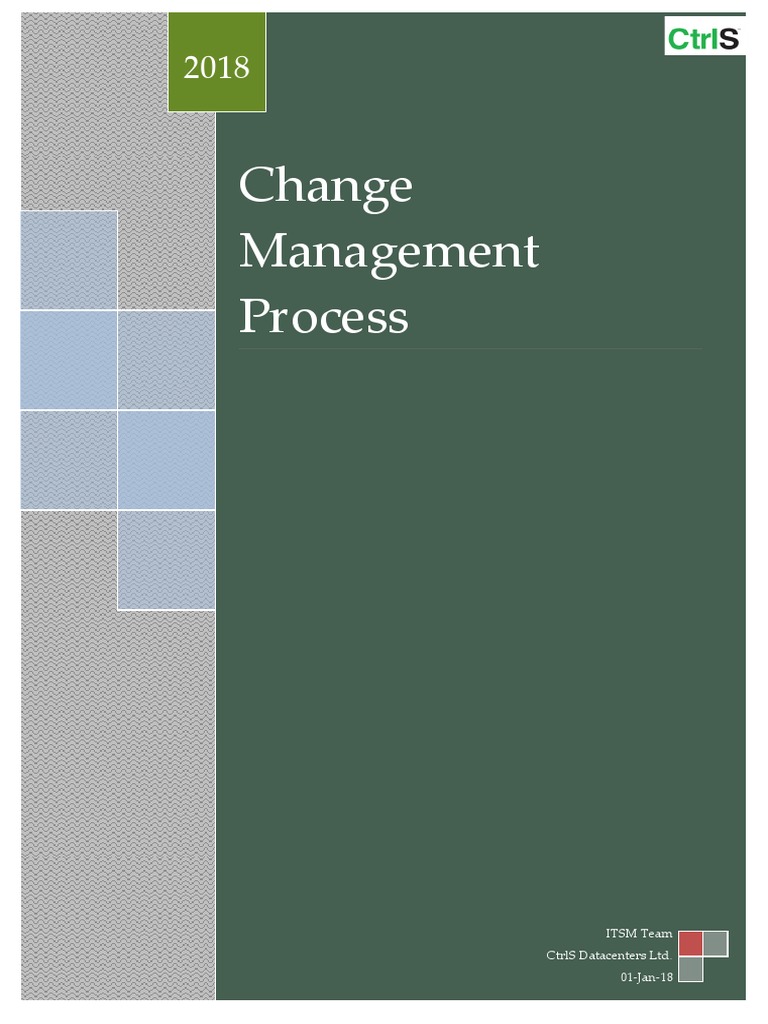 Change Management Process Overview | PDF | Life Cycle Assessment | Risk