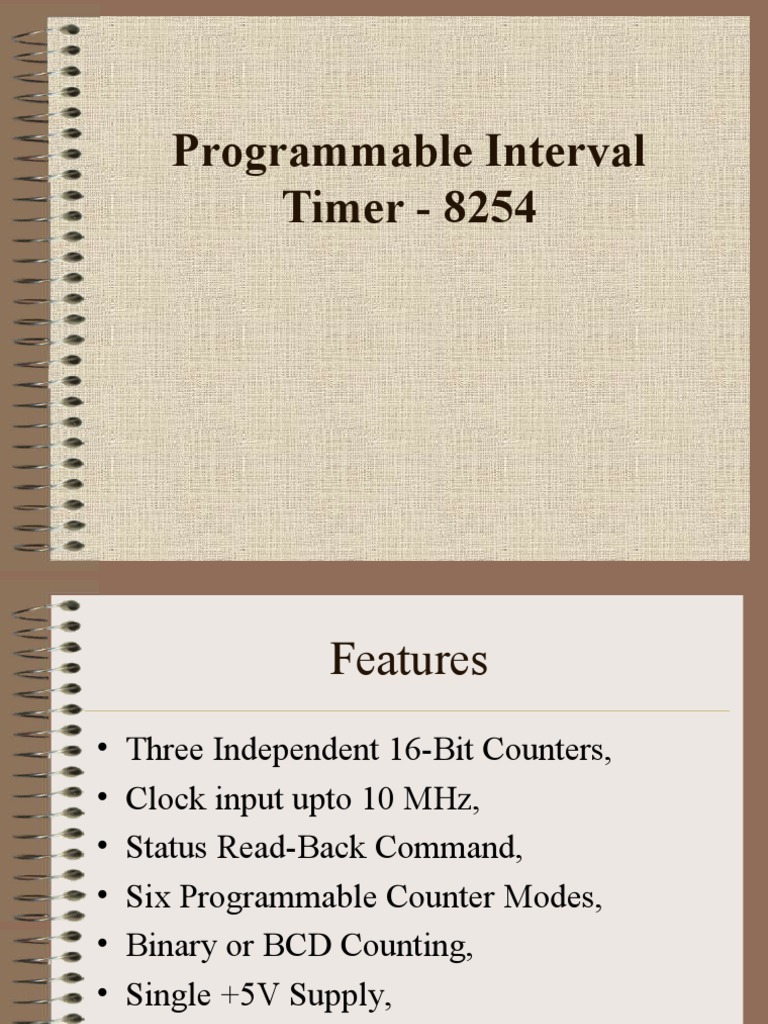 Programmable Interval Timer - 8254 | PDF | Digital Technology | Computer Data
