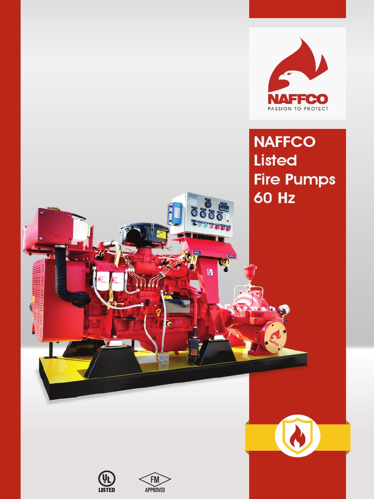 NAFFCO Listed Fire Pumps 60 Hz | PDF | Pump | Bearing (Mechanical)