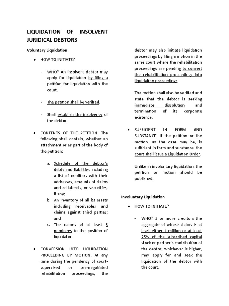 Suspension of Payments Overview | PDF | Liquidation | Bankruptcy