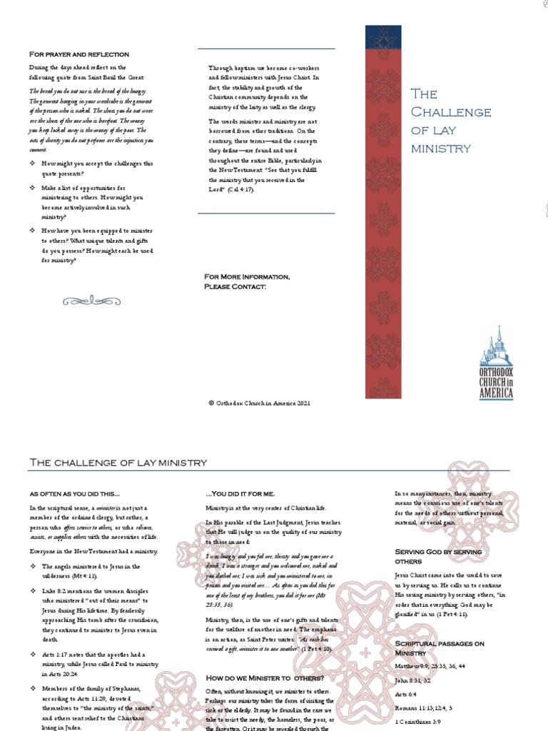 Lay Ministry | PDF | Jesus | Acts Of The Apostles