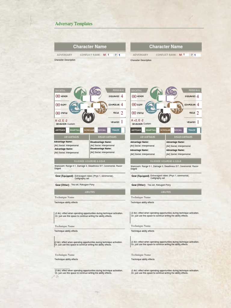 NPC Fillable Form | PDF