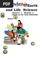 Earth Life Science Q1 Module 1 | PDF | Formation And Evolution Of The ...