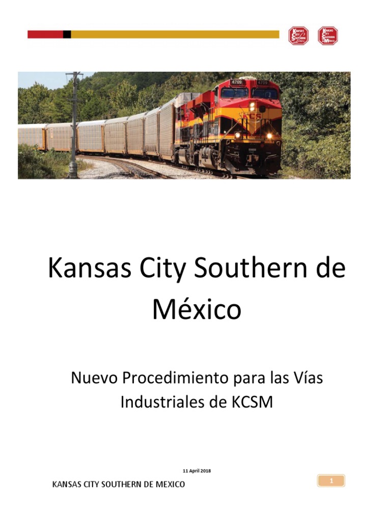 Procedimiento de Vias Industriales KCSM | PDF