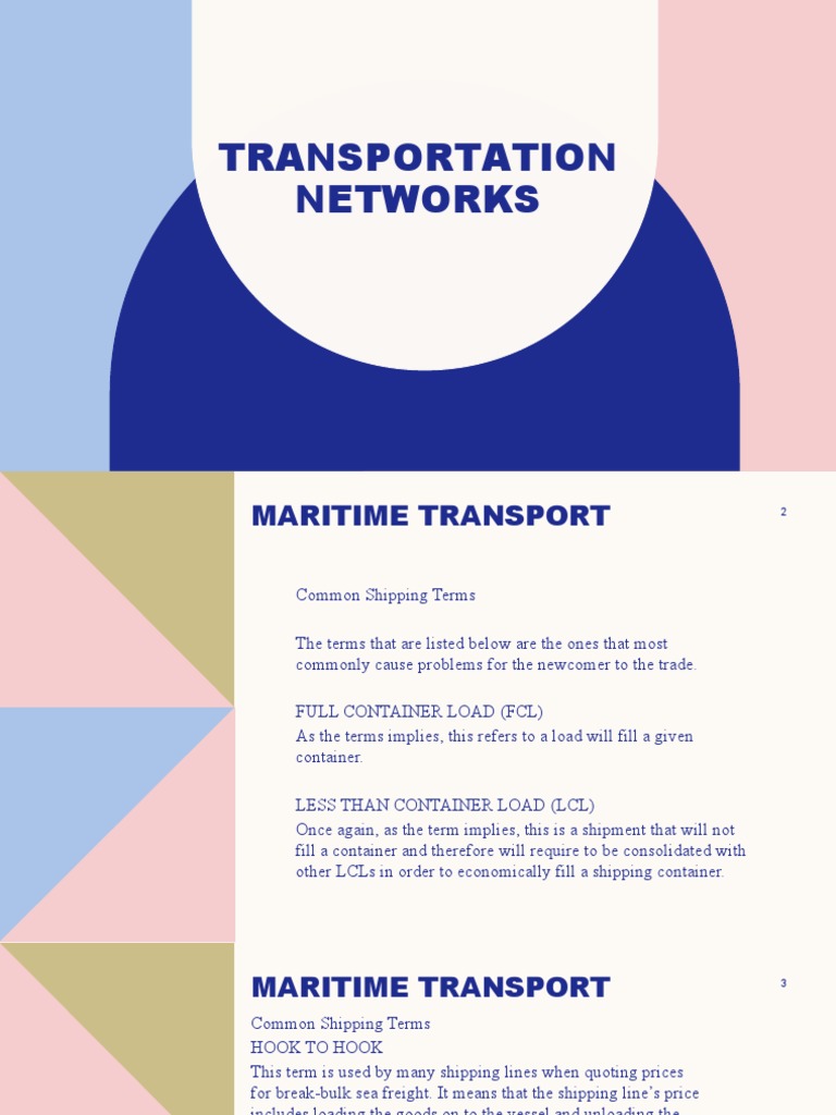 Transportation Management Final Class 01.14 | PDF | Cargo | Containerization