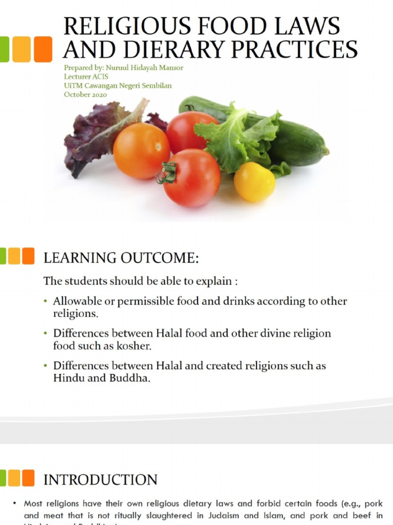 Chapter 4 - NHM Religious Food Laws and Dierary Practices | PDF