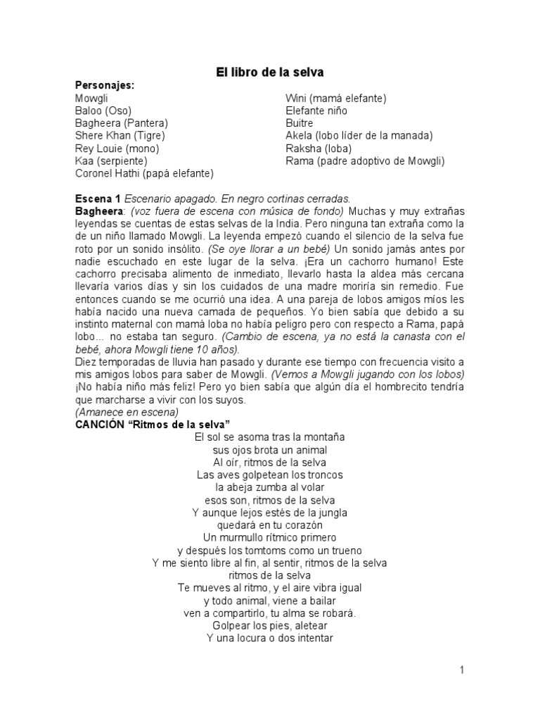 El Libro Selva | PDF