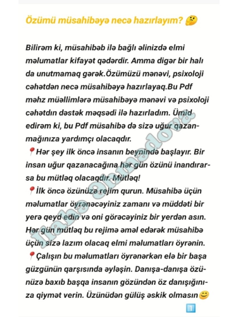İlahə Əhmədova - Motivasiya | PDF