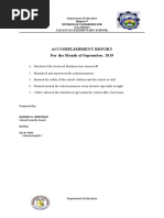 Job Order Accomplishment Report | PDF