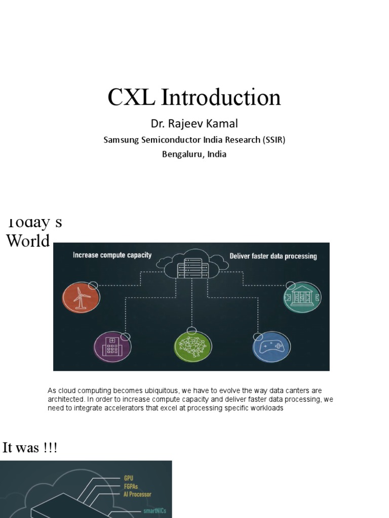 CXL Introduction | PDF | Central Processing Unit | Cache (Computing)