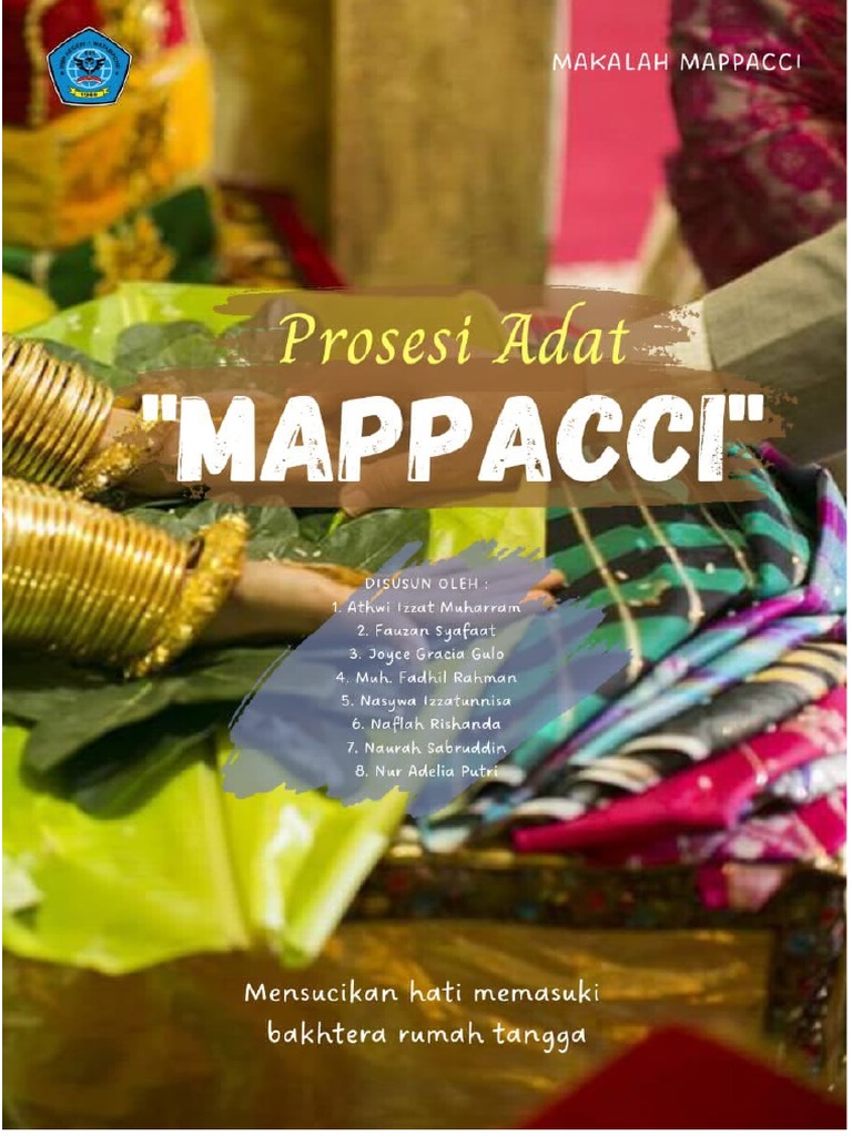 Makalah Mappacci | PDF | Karier & Perkembangan | Kajian Bahasa Asing