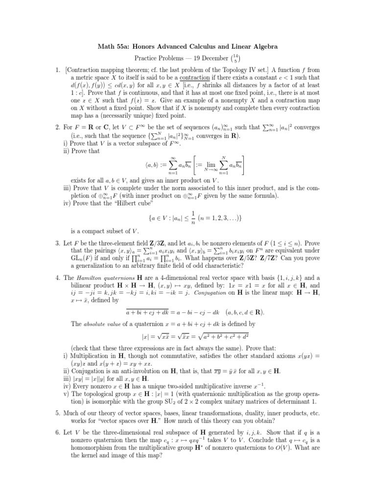 PP | PDF | Vector Space | Linear Map
