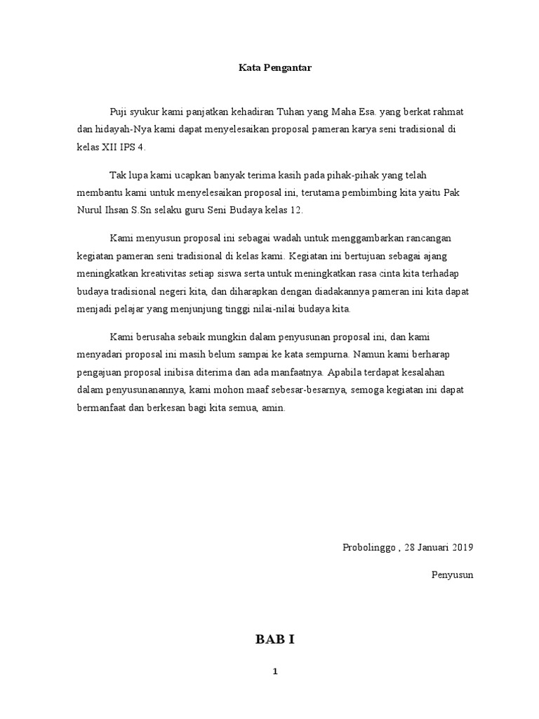 Proposal Pameran | PDF