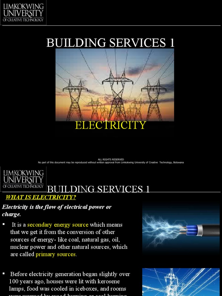 L5 & L6-Electricity | PDF | Electric Power Distribution | Electric ...