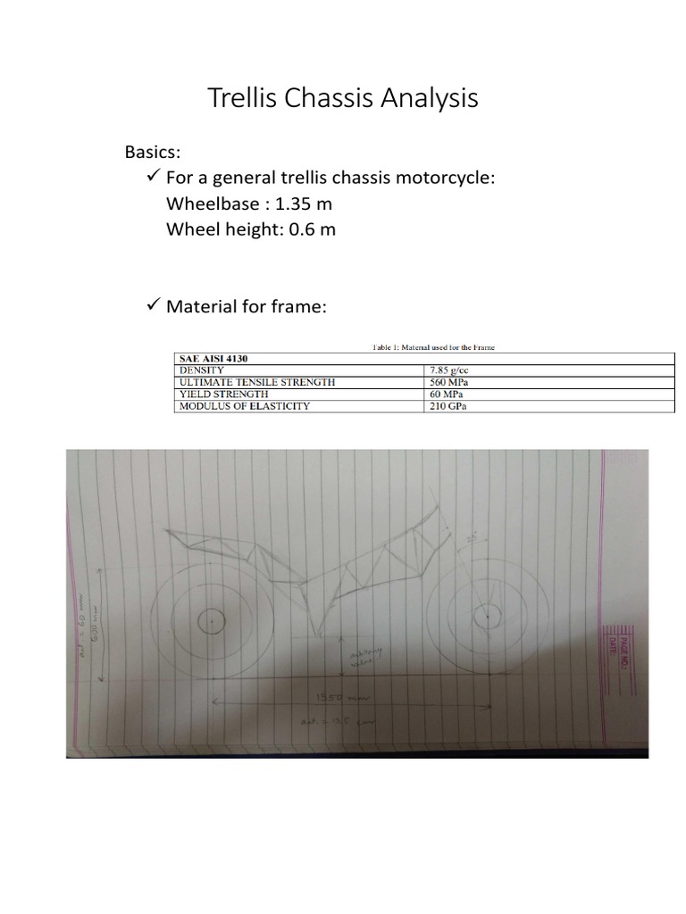 Trellis Chassis Analysis | PDF