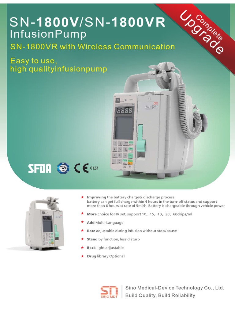 Improving Battery Performance and Expanding Features of the SN-1800V/SN ...