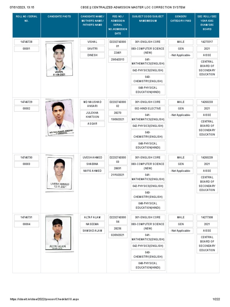 Loc Class Xii | PDF | Educational Assessment And Evaluation ...